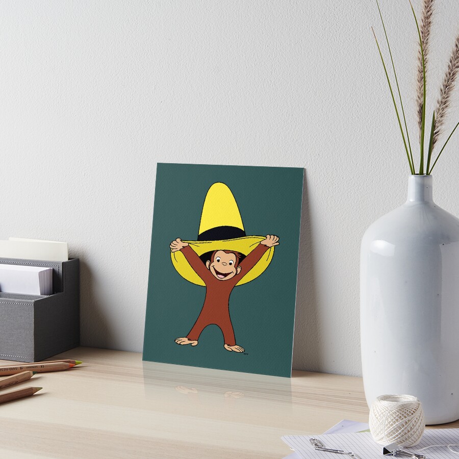 "Funky Curious George." Poster for Sale by LukePritchard | Redbubble