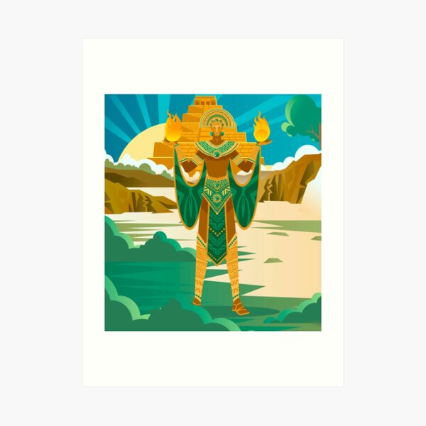 "inti inca god of the sun" Art Print by matintheworld | Redbubble