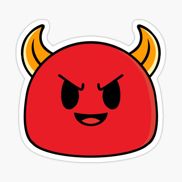 "Cute Kawaii Cartoon Devil" Sticker for Sale by 8thStreetDesign | Redbubble