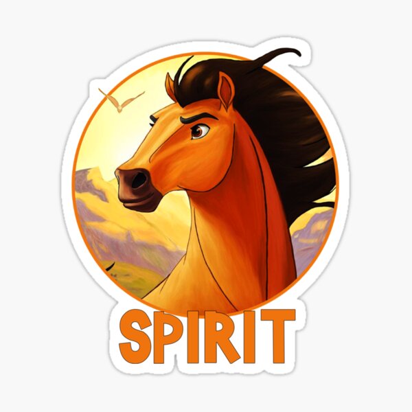 "Spirit Stallion Of The Cimarron " Sticker for Sale by Geoffory | Redbubble