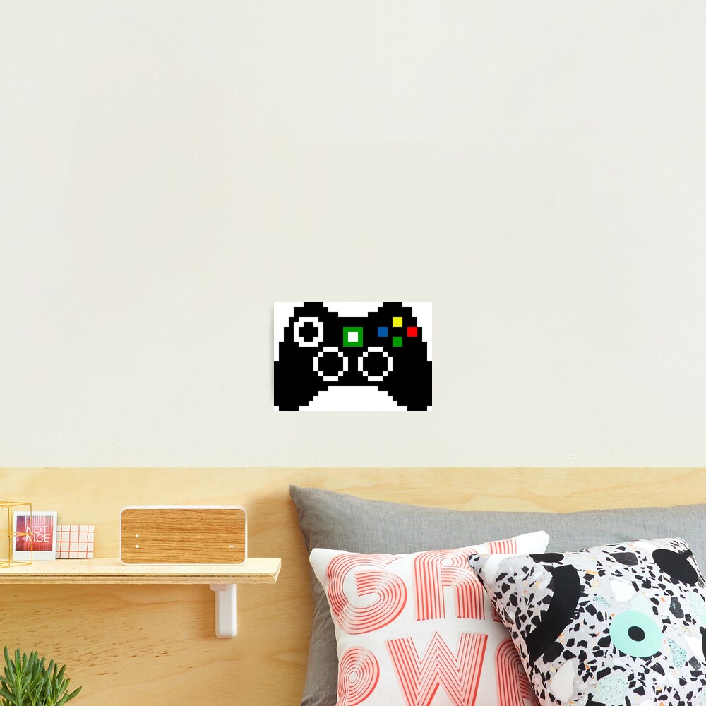 "Xbox 360 Controller Pixel Art" Photographic Print by Crampsy | Redbubble
