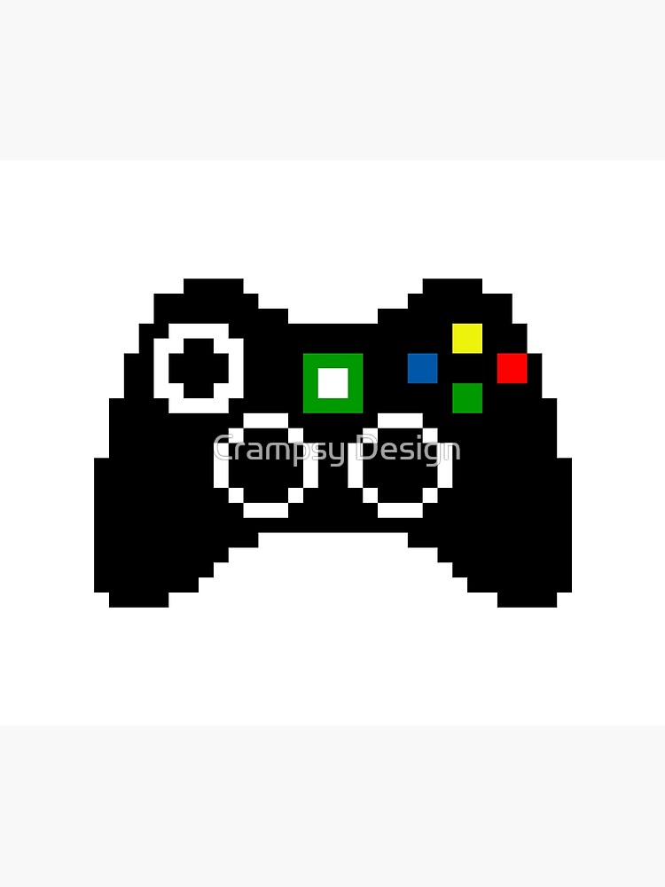 Tela decorativa «Xbox 360 Controller Pixel Art» de Crampsy | Redbubble