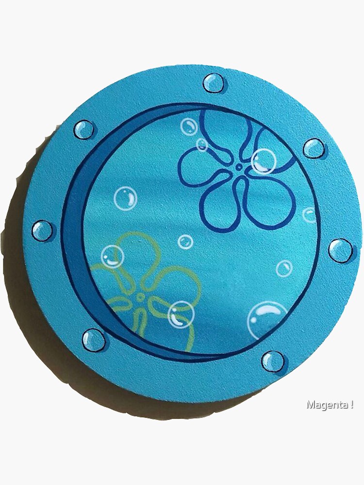 "spongebob window" Sticker for Sale by ashrafaboali | Redbubble