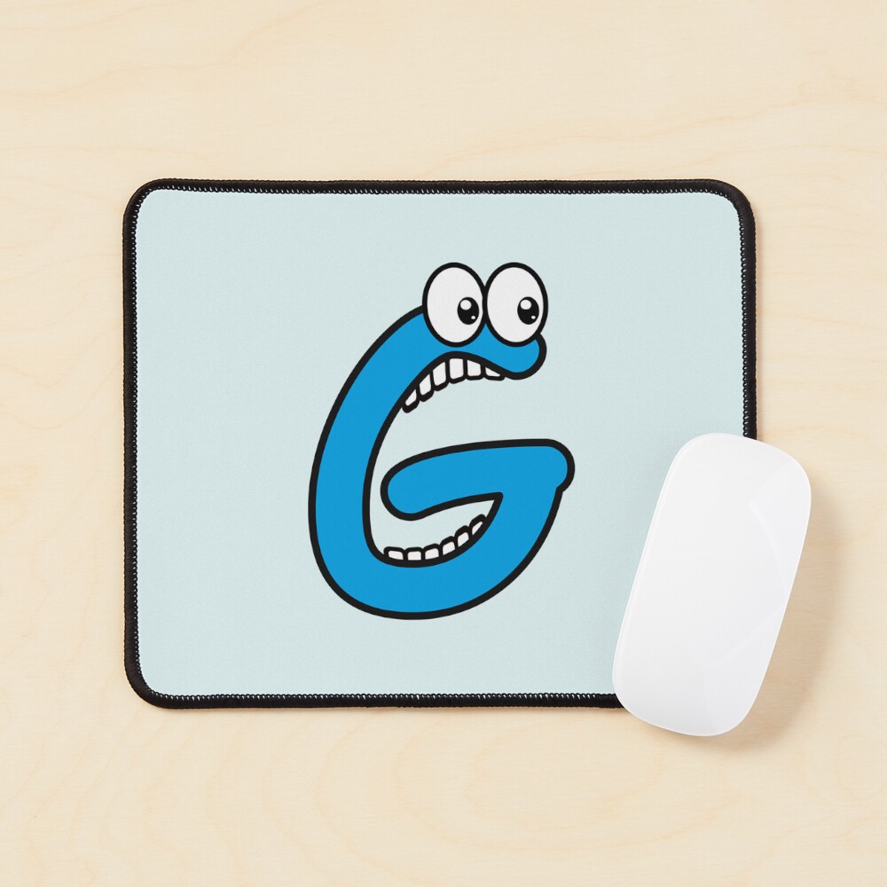 "letter G with googly eyes" Sticker by hendeJens | Redbubble