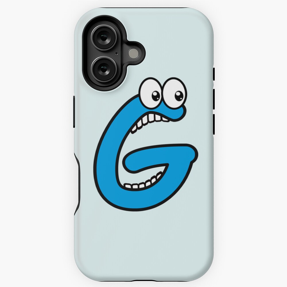 "letter G with googly eyes" Sticker by hendeJens | Redbubble