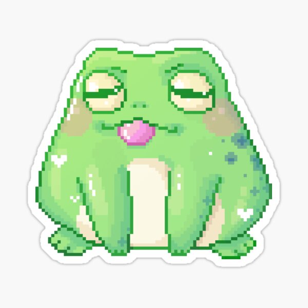 "Frog Sticker" Sticker by jubgougwr | Redbubble