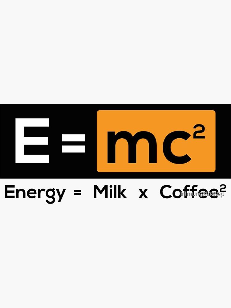 "E=mc2 Einstein Formula Meme" Sticker for Sale by Inimungkinalep ...