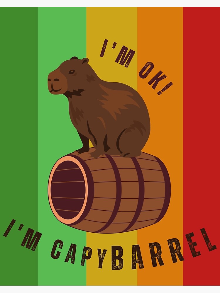 Lámina rígida for Sale con la obra «Carpincho. Carpincho. Carpincho y ...