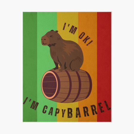 Lámina rígida for Sale con la obra «Carpincho. Carpincho. Carpincho y ...