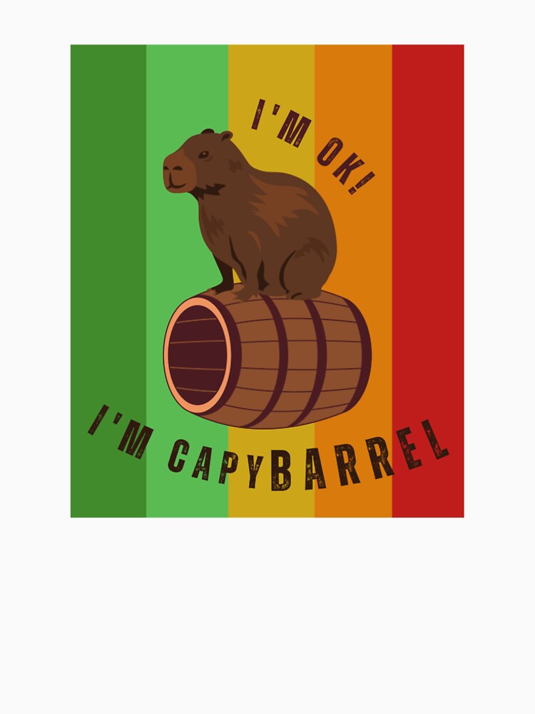 Camiseta premium de cuello ancho for Sale con la obra «Carpincho. Carpincho. Carpincho y roedor ...