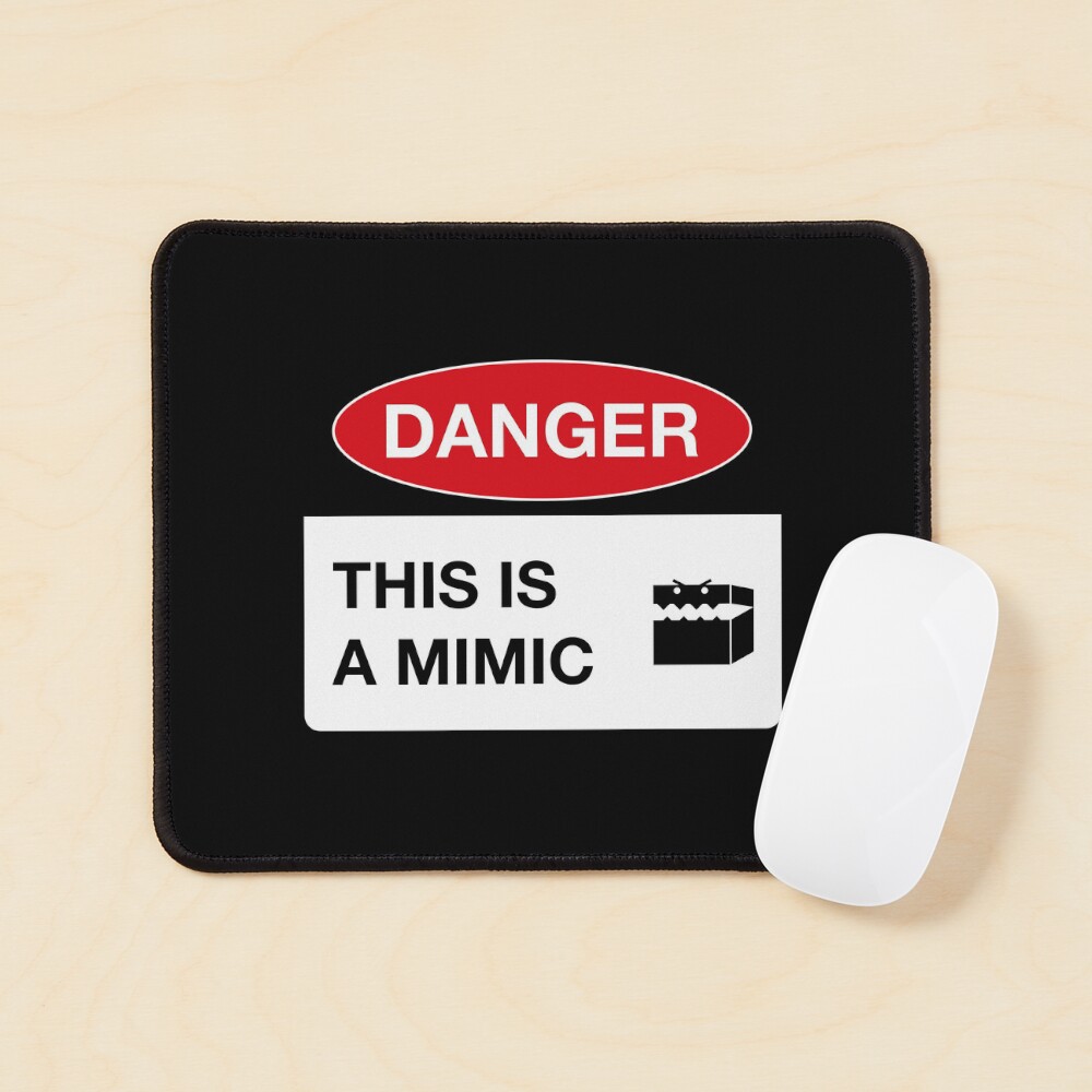 "Funny Mimic Confirmed Sign" Sticker for Sale by pixeptional | Redbubble