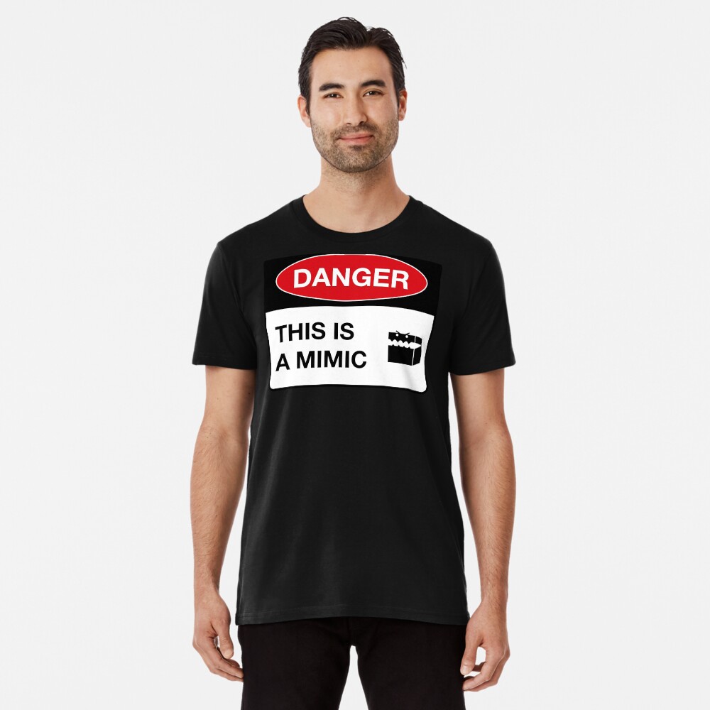"Funny Mimic Confirmed Sign" Sticker for Sale by pixeptional | Redbubble