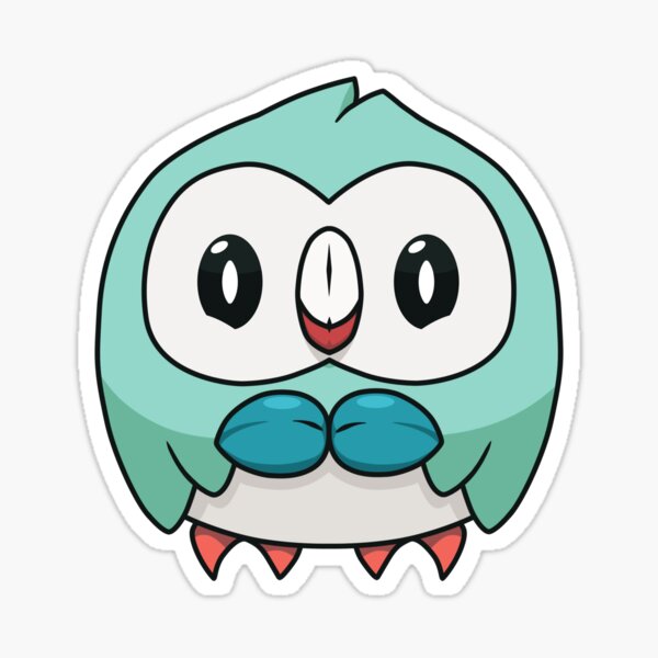 Shiny Rowlet Stickers | Redbubble