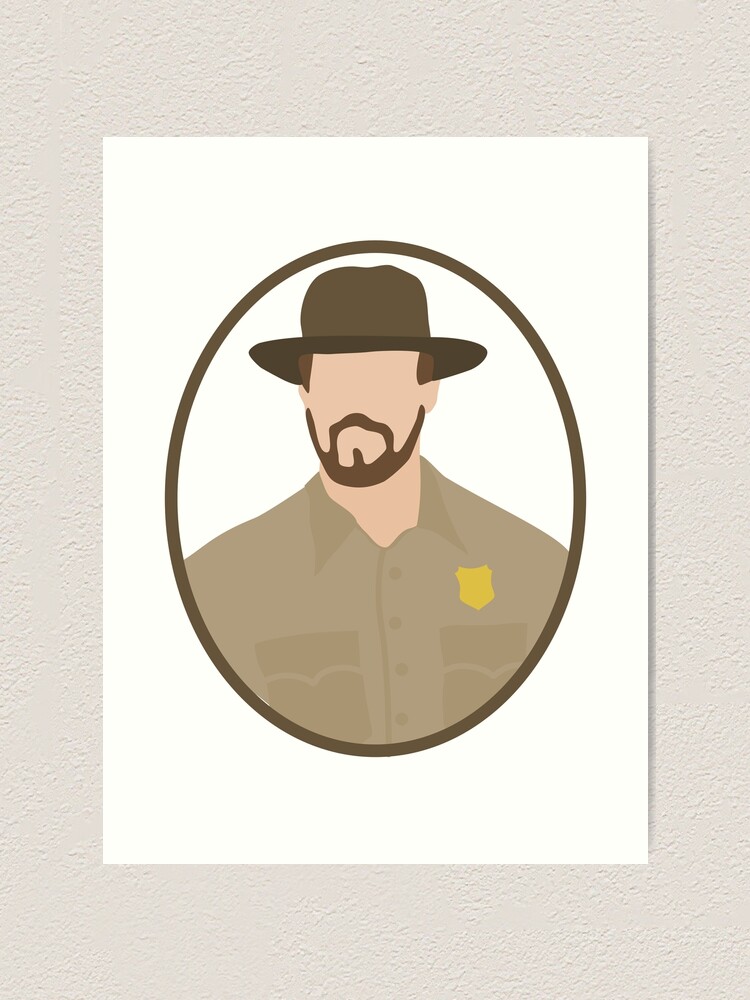"Jim Hopper " Art Print by magzmt | Redbubble