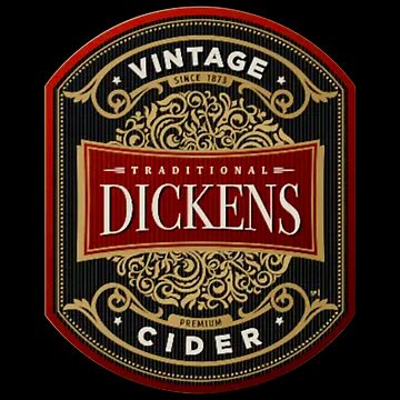 "Dickens Cider" Sticker for Sale by altenwerthem | Redbubble