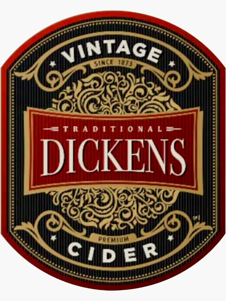 "Dickens Cider" Sticker for Sale by altenwerthem | Redbubble