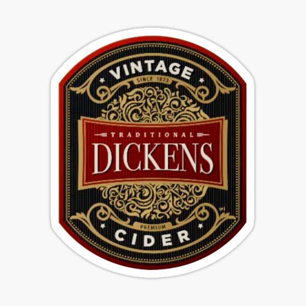 "Dickens Cider" Sticker for Sale by altenwerthem | Redbubble