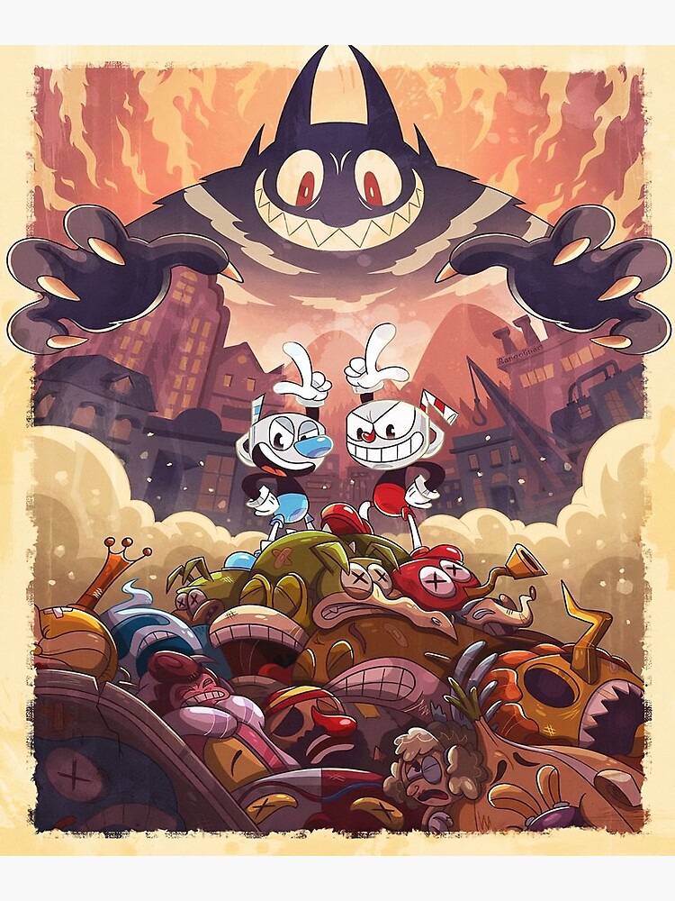 "game - cuphead" Poster for Sale by kirbyraimon | Redbubble