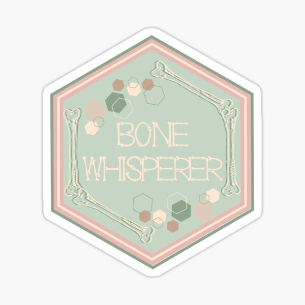 "Bone Whisperer Forensic Anthropology Sticker" Sticker for Sale by ...