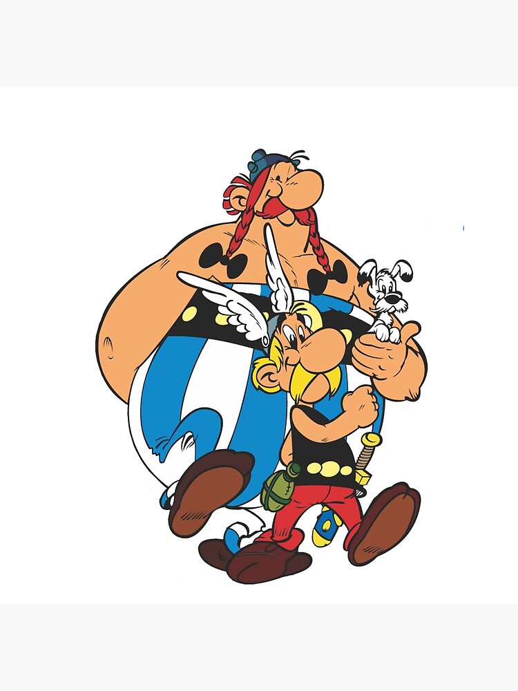 Asterix and obelix logo Premium Matte Vertical Poster sold by Seo yul ...