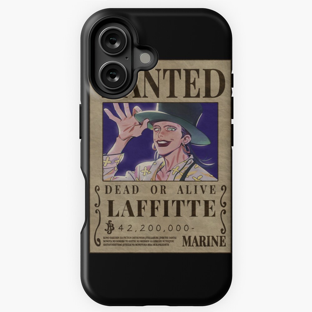 "One Piece Laffitte Bounty Wanted" Art Board Print for Sale by One ...
