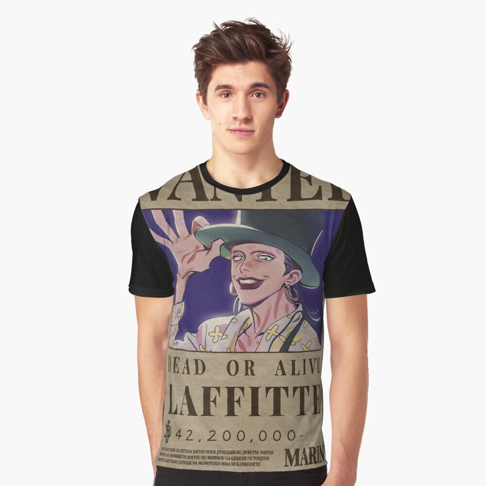 "One Piece Laffitte Bounty Wanted" Art Board Print for Sale by One ...