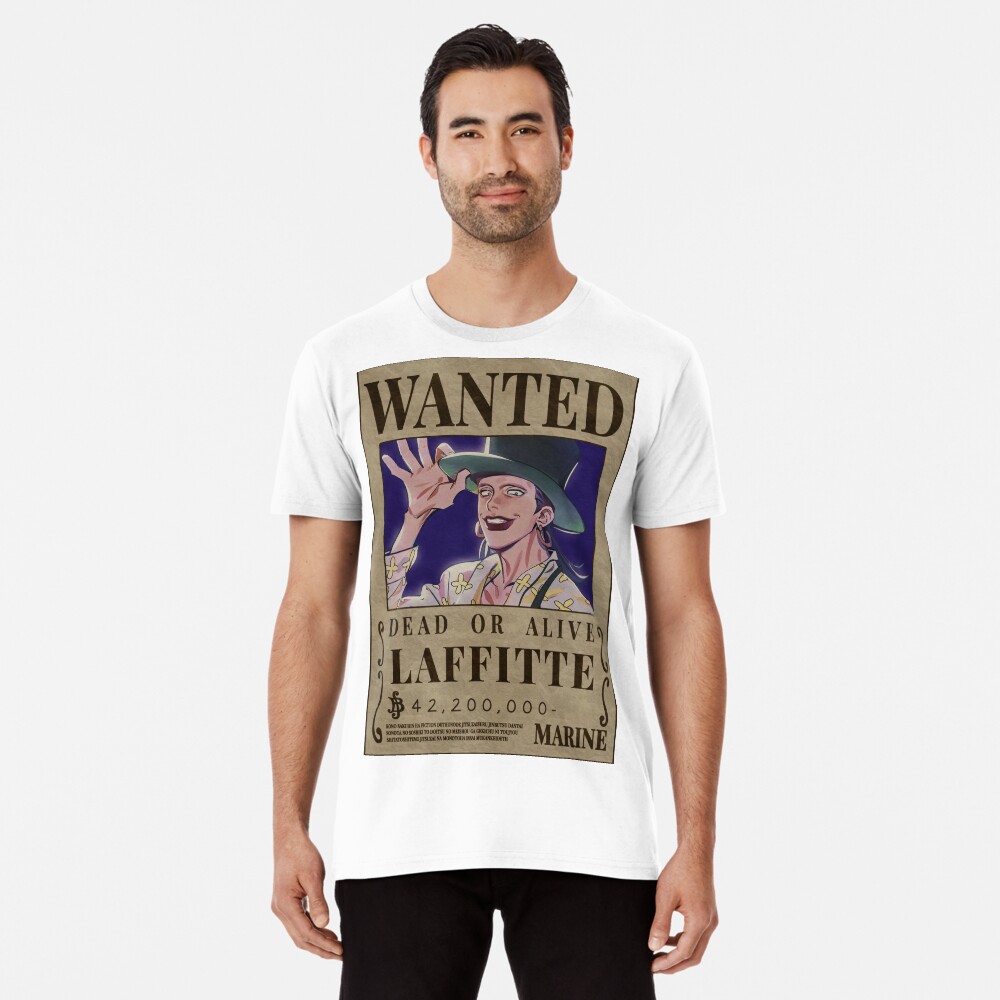 "One Piece Laffitte Bounty Wanted" Art Board Print for Sale by One ...