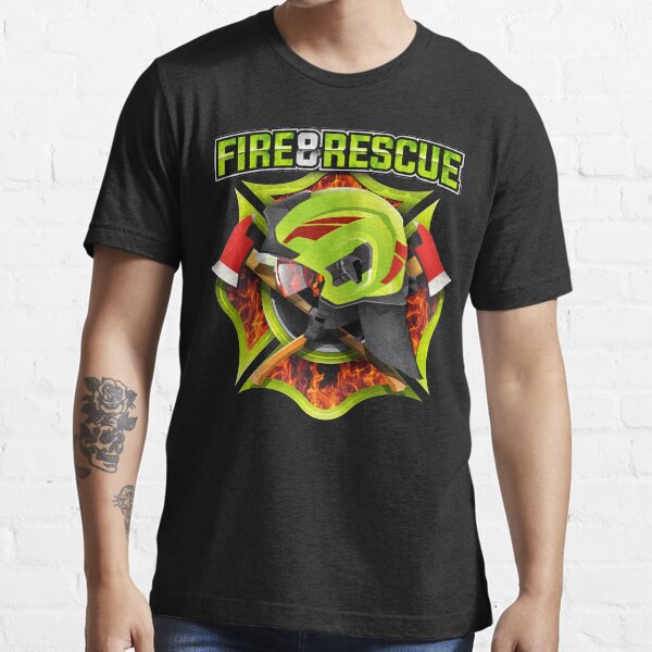 "Fire and Rescue" T-shirt for Sale by milgraphics | Redbubble | flame t ...