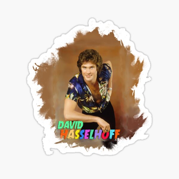 " David Hasselhoff " Sticker for Sale by Art-by-Rohan | Redbubble