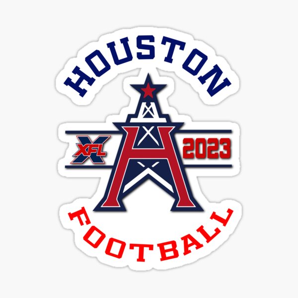 "Houston Football Roughnecks 2023 XFL" Sticker for Sale by BrianMarvolo ...