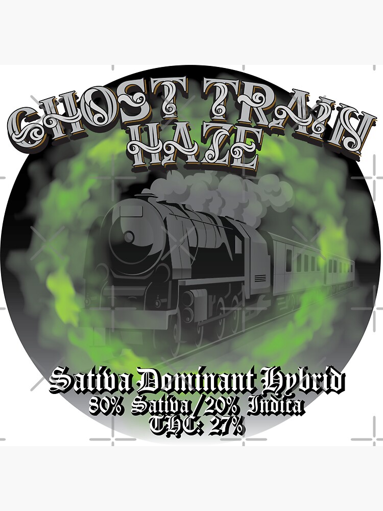 "Ghost Train Haze Cannbis Strain Art" Magnet for Sale by kushcoast ...