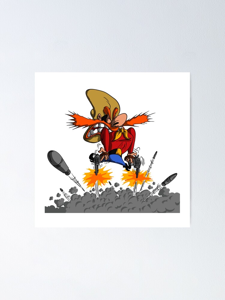 " yosemite sam classic cartoon" Poster for Sale by posidono | Redbubble