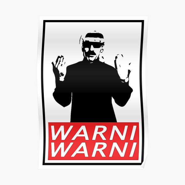 "Warni Warni" Poster for Sale by kaltangle | Redbubble