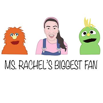 "Ms Rachel’s biggest fan cute toddler cartoon " Kids T-Shirt for Sale ...