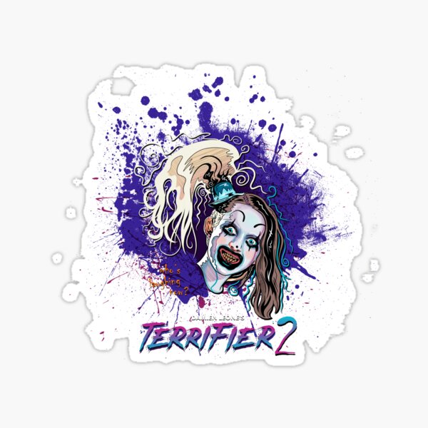 "Terrifier 2 Little Pale Girl Art The Clown Sunflower Sunglasses Horror ...