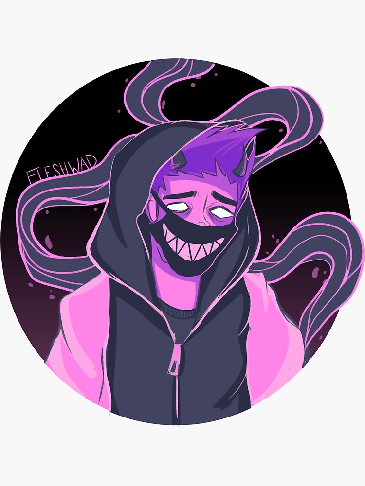 "Demon Color Palette" Sticker by brainwad | Redbubble