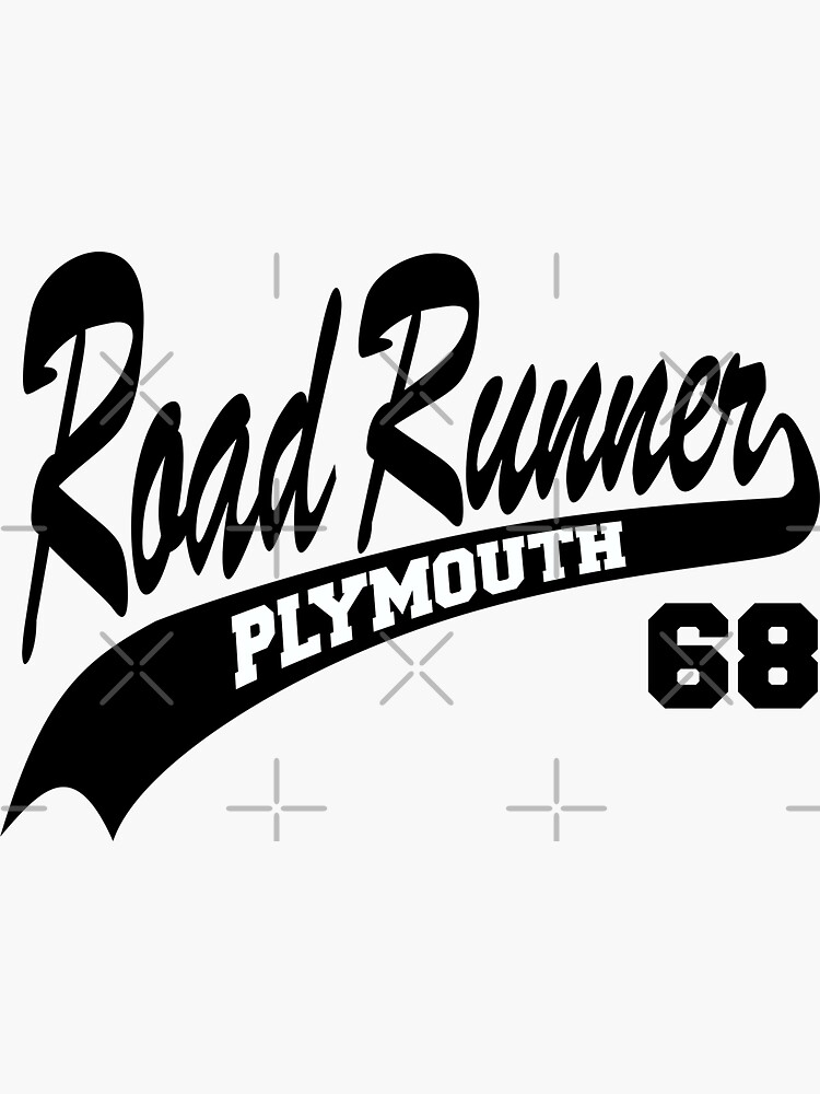 "68 Plymouth Road Runner" Sticker von ItsMeRuva | Redbubble
