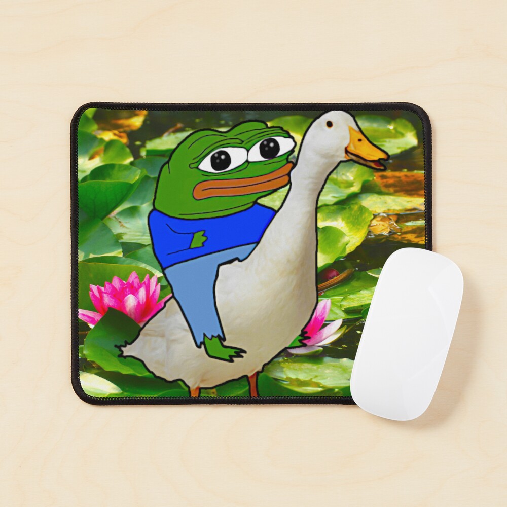 "Rare Pepe On A Goose" Sticker for Sale by Slav-Art | Redbubble