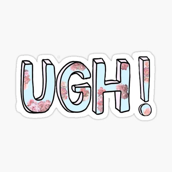 "The 1975 - UGH!" Sticker for Sale by Aaronfree12 | Redbubble