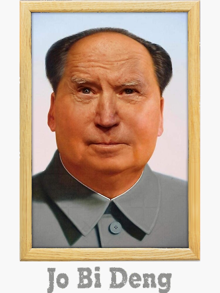 "Jo Bi Deng, joe biden of the ccp" Sticker for Sale by ZeeyaSho | Redbubble