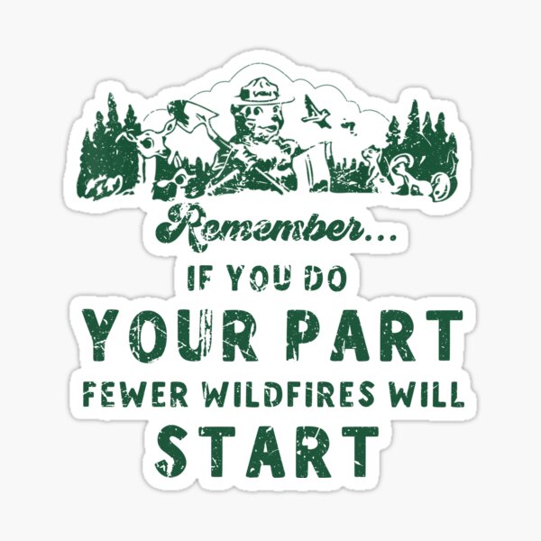 "Vintage Wildfire Prevention PSA "If You Do Your Part Fewer Wildfires ...