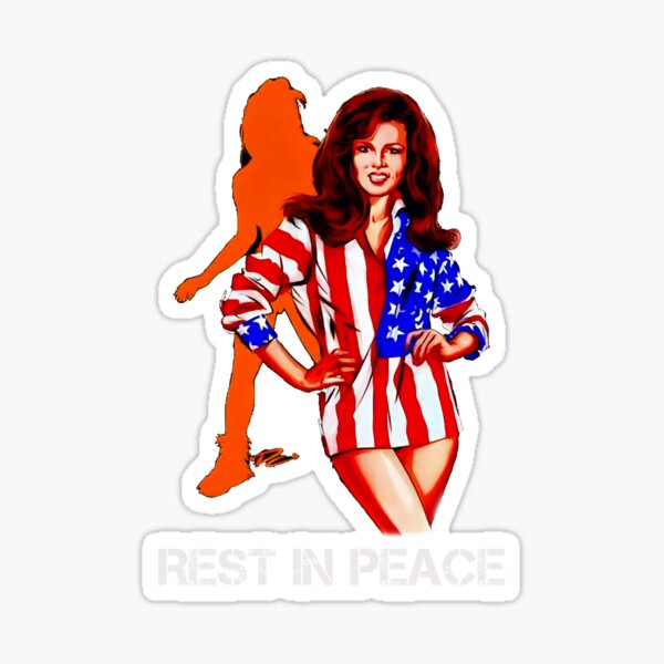 "Raquel Welch a Raquel Welch a Raquel Welch" Sticker for Sale by Penise ...