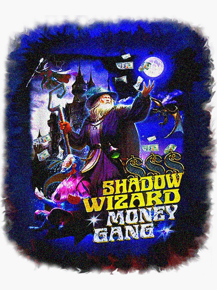 "Shadow Wizard Money Gang" Sticker for Sale by lolilendim | Redbubble