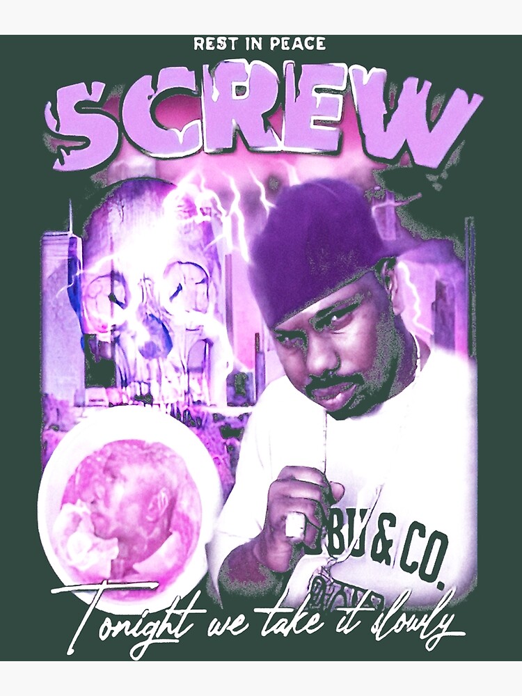 "DJ Screw " Poster for Sale by Isaac-Johnson | Redbubble