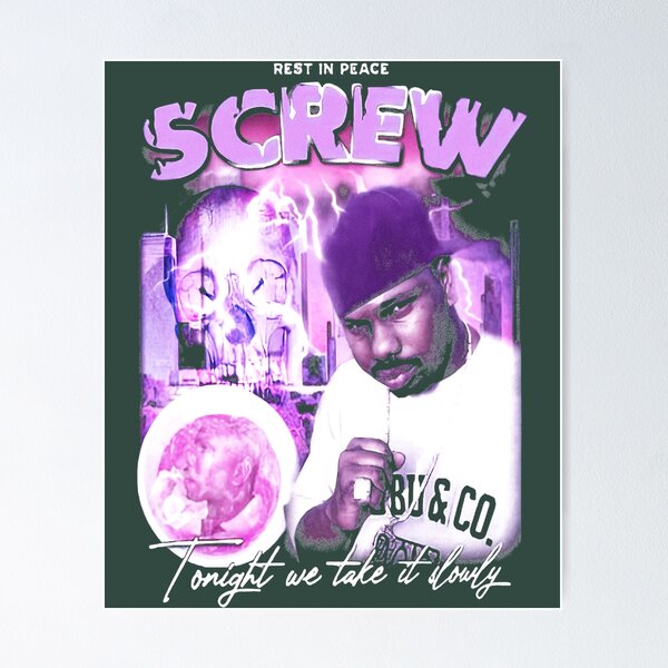 "DJ Screw " Poster for Sale by Isaac-Johnson | Redbubble