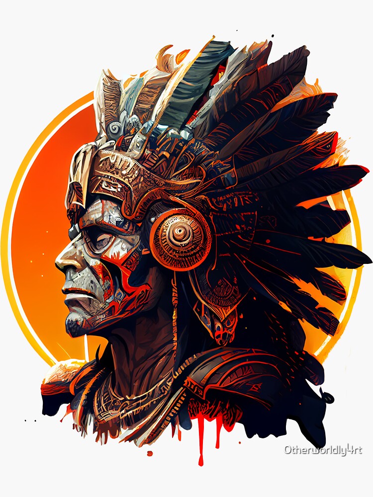 "Huitzilopochtli | Aztec Gods" Sticker for Sale by 0therworldly4rt ...