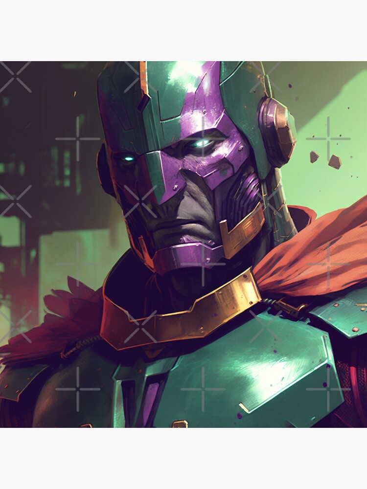 "Kang the Conqueror" Sticker for Sale by creepyrob | Redbubble