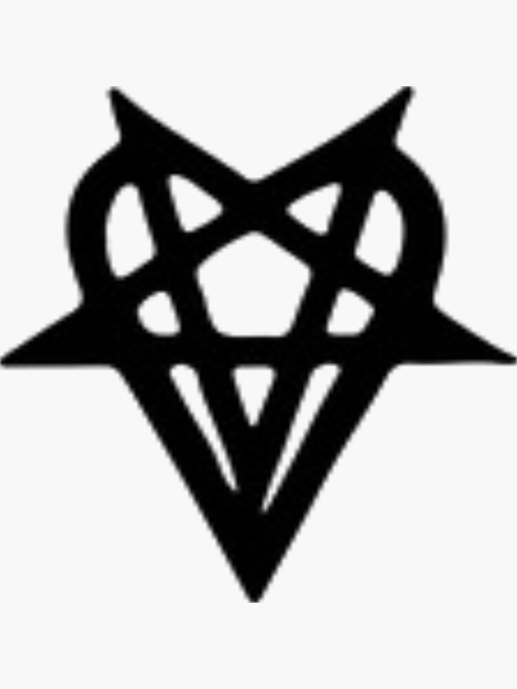 "Destroy Lonely Heartagram" Sticker for Sale by PeppaPig3 | Redbubble