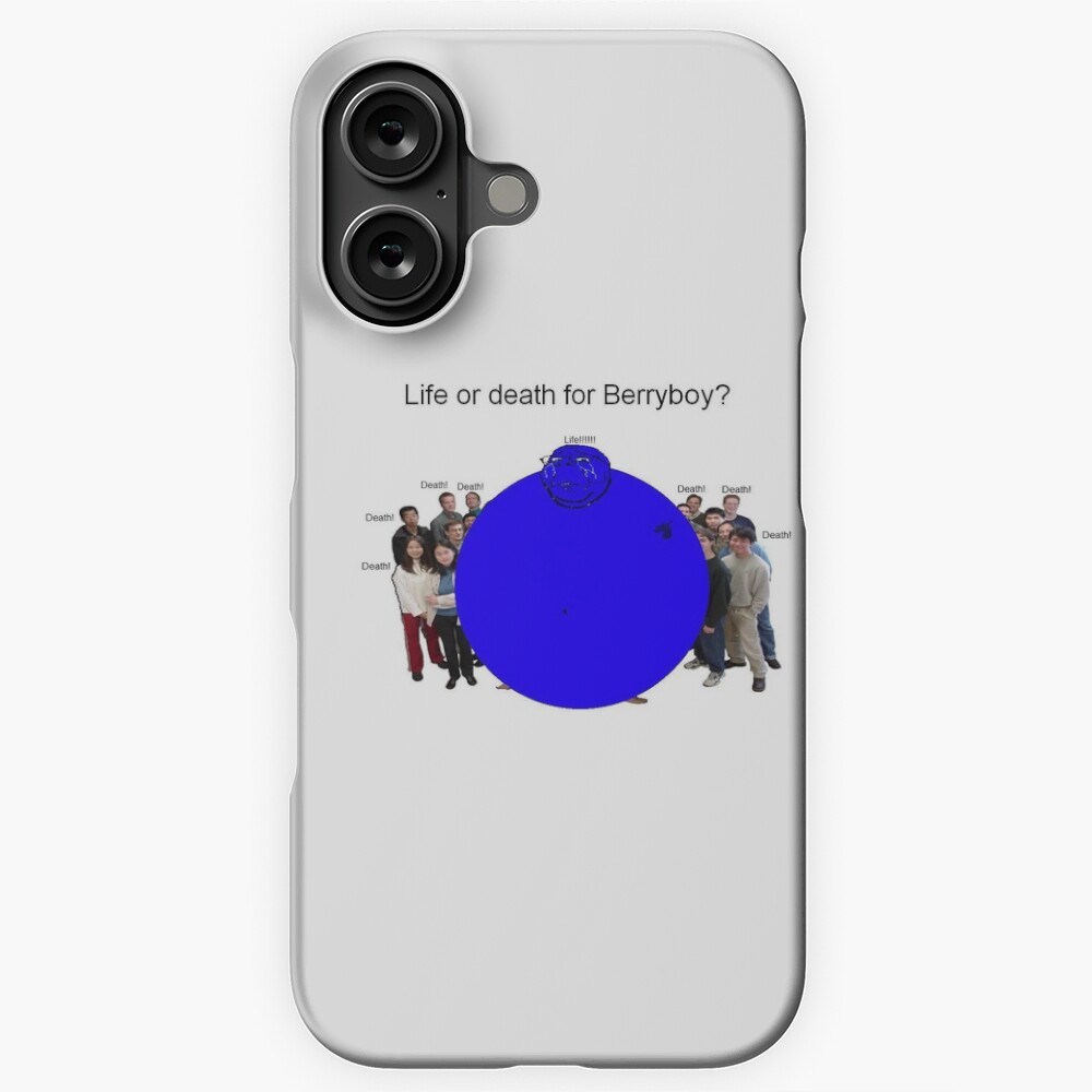 "life or death for berryboy?" Sticker for Sale by LiterallyGaming ...
