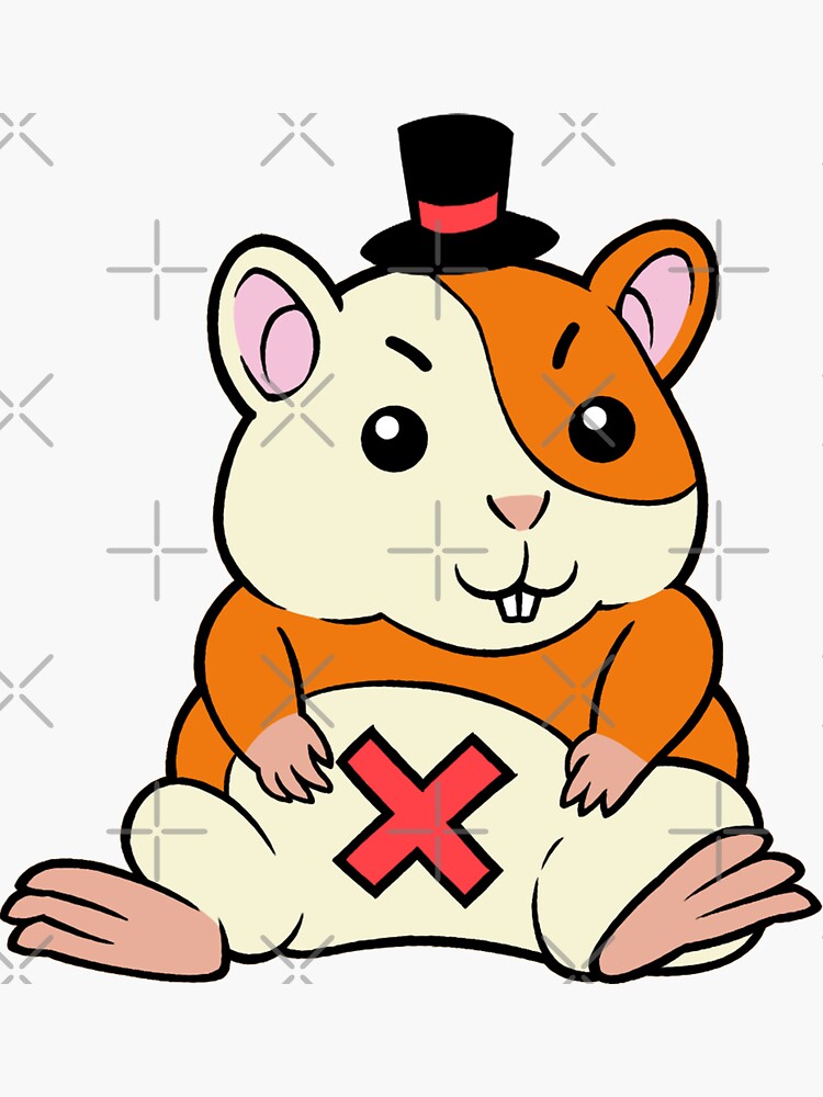 "Hamster x Hamster" Sticker for Sale by artdethwish | Redbubble